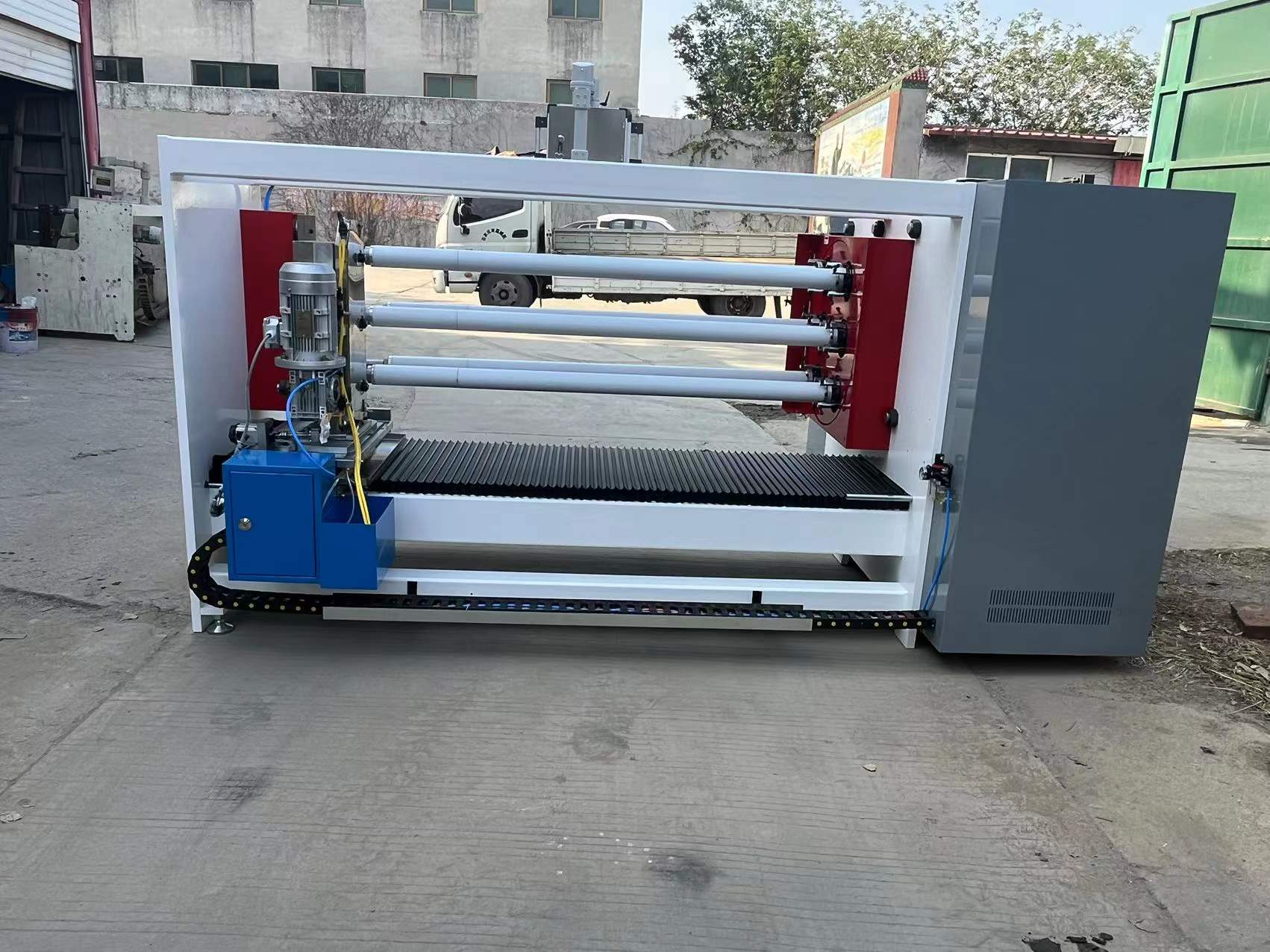 KDA-1300 Six Shafts Masking Tape, Duct Tape, BOPP Tape Cutting Machine ...